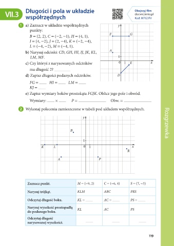 Page 1 - Matematyka z kluczem, klasa 7, semestr 2, Długości i pola w ...